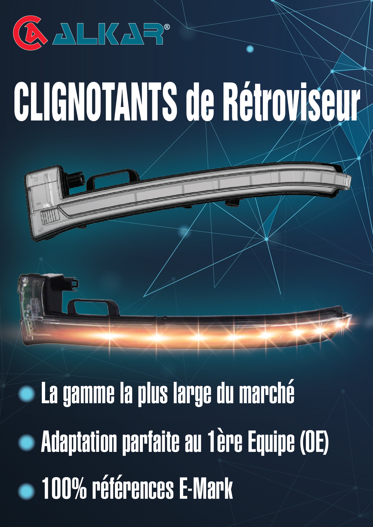 ALKAR REINFORCES SON OFFRE GLOBAL POUR LE CLIGNOTANT DU RETROVISEUR